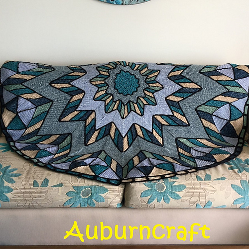 Ravelry: Leadlight Afghan Blanket pattern by Sue Stapleton