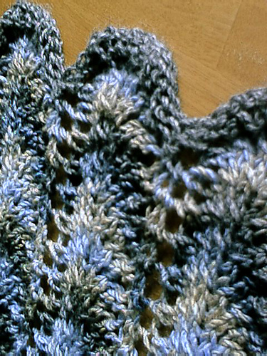 Ravelry: Sine Curve Shawl pattern by Audrey Bochantin