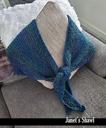 Ravelry: Janet's Shawl pattern by Aunt Janet's Designs