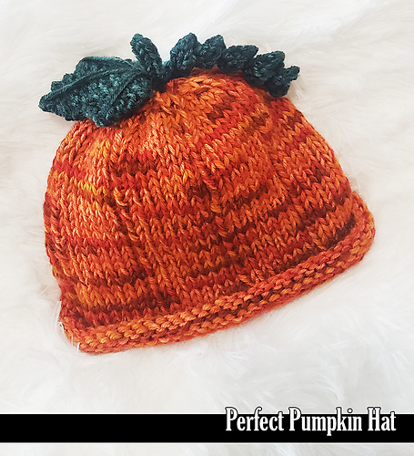 Ravelry: Perfect Pumpkin Hat pattern by Aunt Janet's Designs