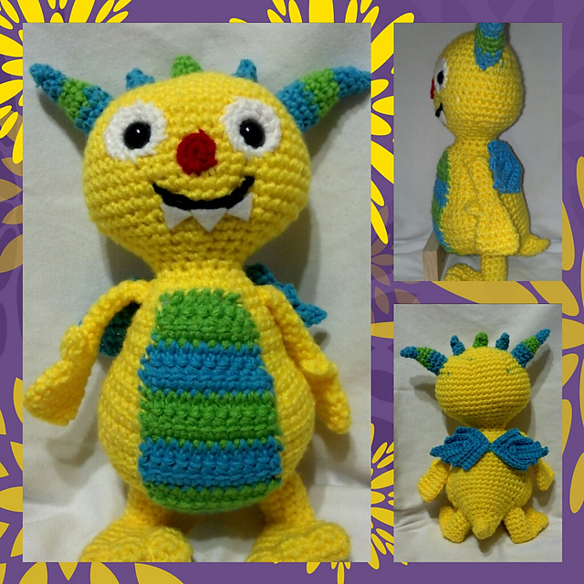 Ravelry: little yellow huggie monster pattern by autumn hegler