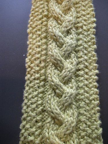 Ravelry: Plait Cable Mug Cozy pattern by Audrey Mezowe