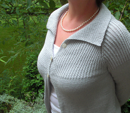 Ravelry: Collared Cardigan / Cropped Cardigan pattern by Debbie Bliss