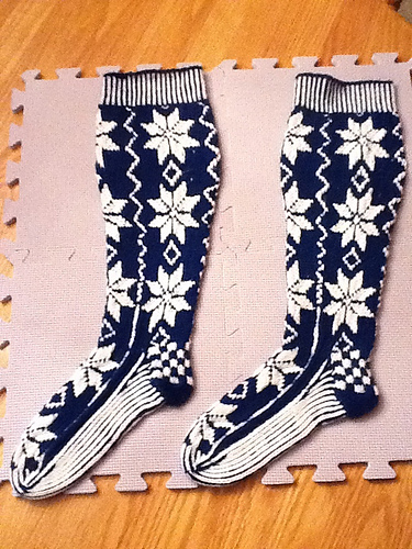 Ravelry: Stranded Boot Stockings pattern by Kari Anderson