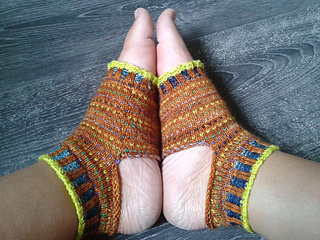 Ravelry: Namaste Yoga Socks pattern by Manda Mansfield