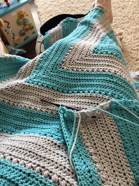 Ravelry: Flutterby Baby Blanket, Coaster, and Dishcloth pattern by ...