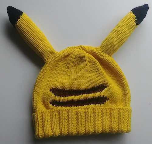 Ravelry: Pikachu the Pokemon Hat pattern by Alyssa Petrella