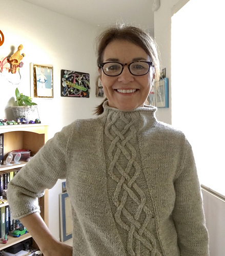 Ravelry: Rising Spades Video Sweater Class pattern by Patty Lyons