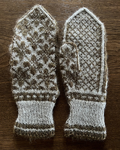 Ravelry: Selbu Design Mittens pattern by Arne & Carlos