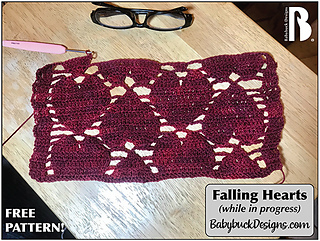 Ravelry: Falling Hearts pattern by Babybuck Designs