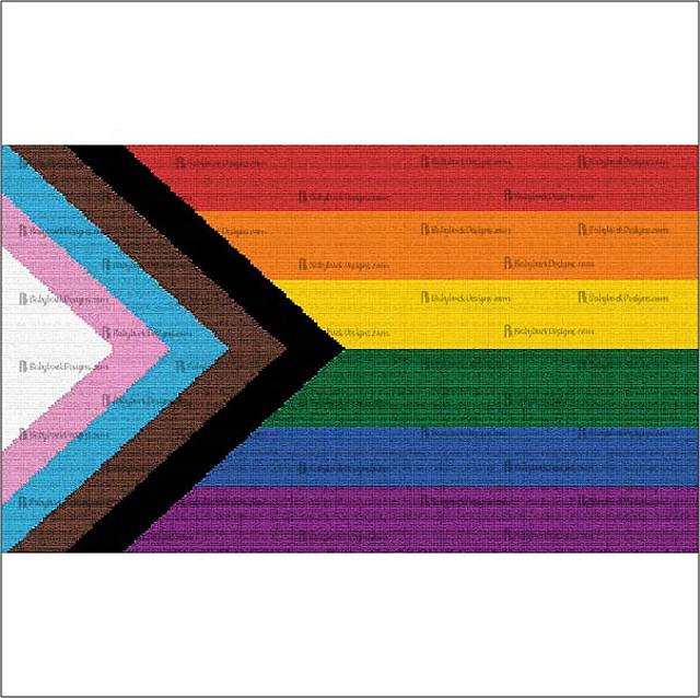 Ravelry: Progress Pride / Inclusion Pride Flag pattern by Beth Taylor