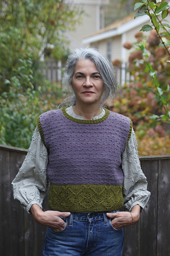 Ravelry: Cherry Rumble Vest pattern by Thea Colman