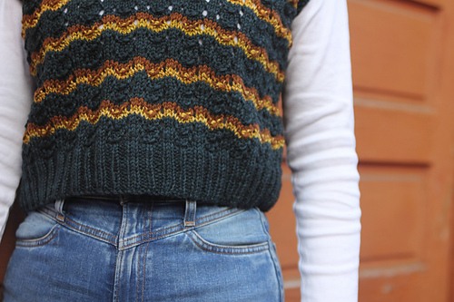 Ravelry: Harvey Wallbanger Vest pattern by Thea Colman