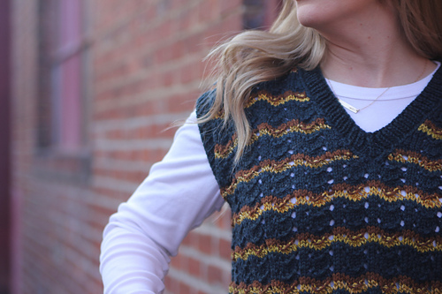 Ravelry: Harvey Wallbanger Vest pattern by Thea Colman