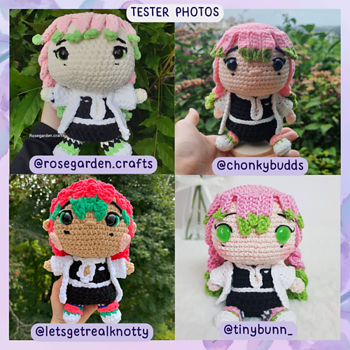 Ravelry: Love Slayer (Mitsuri Demon Slayer) pattern by Gabriella John