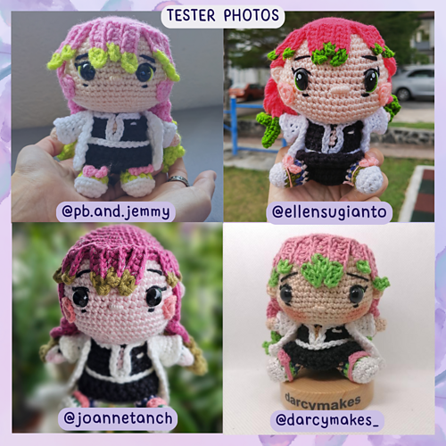 Ravelry: Love Slayer (Mitsuri Demon Slayer) pattern by Gabriella John