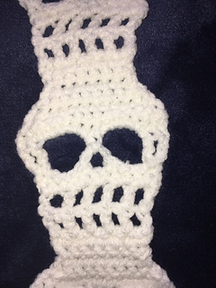 Ravelry: Skull Scarf Crochet Pattern pattern by Barbara Capron