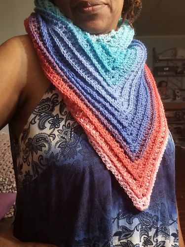 Ravelry: Pursuing Peace Shawl pattern by Jackie Garrison