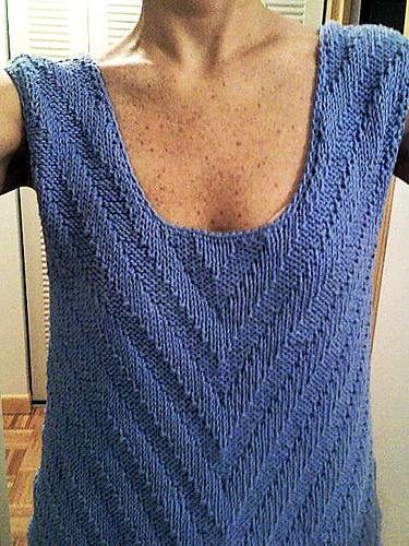 Ravelry: #02 Chevron Tank Top pattern by Jill Wright
