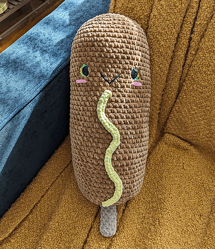 Ravelry: Jumbo Corn Dog pattern by Tiffany Griffin