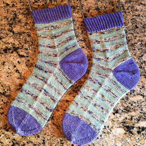Ravelry: French Vanilla Socks pattern by B Devan Steiner