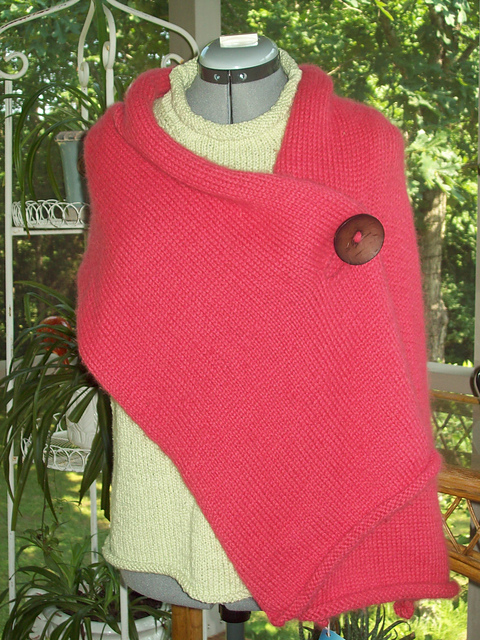 Ravelry: Three Button Wrap pattern by Knitting On The Beach Designs ...