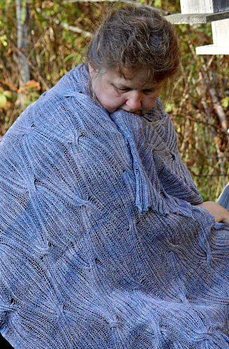 Ravelry: Jamie Cross Cable Shawl pattern by Jacques Cartier Clothier