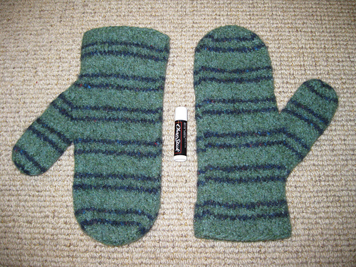 Ravelry: Fuzzy Felted Mittens pattern by Molly Kent