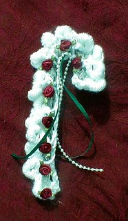 Ravelry: Bullion Candy Cane Cover pattern by Marsha Rader