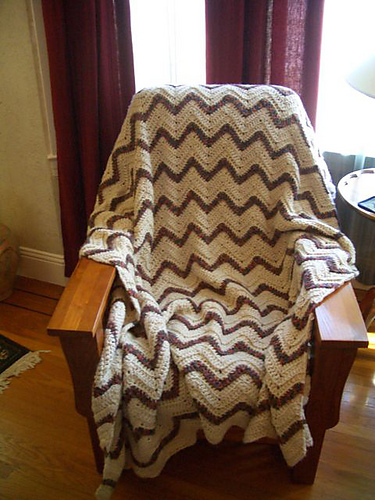 Ravelry: Rustic Raised Chevron pattern by Shala Johnson