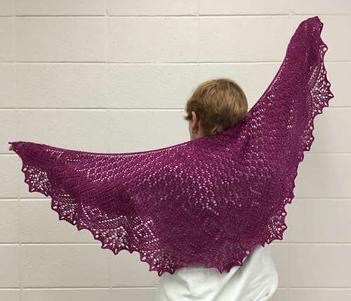 Ravelry: Her Majesty Fichu Lace Shawl pattern by Anna Victoria