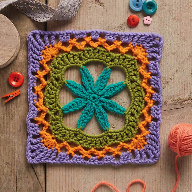 Ravelry: Part 10: Pick 'n' Mix Crochet-Along Blanket pattern by Lucy Croft