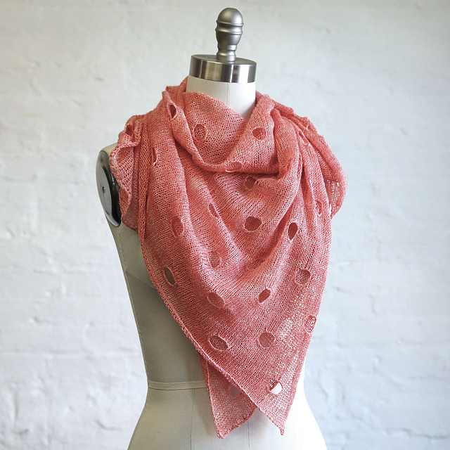 Ravelry: beehivewoolshop's Holey Square Shawl