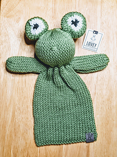 Ravelry: bekkfek's Knit Addi Frog Lovey - ckm