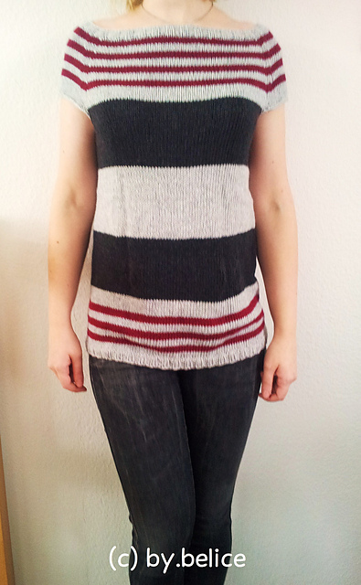 Ravelry: 09 Gestreifter Pulli pattern by Rebecca Design Team