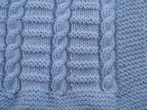 Ravelry: Easy to knit Cable baby blanket pattern pattern by Belinda Allen