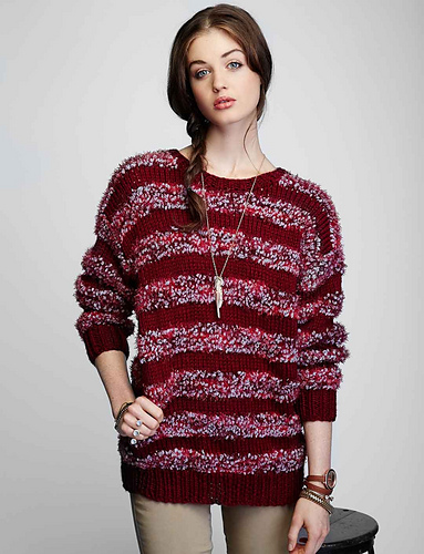 Ravelry: Striped Pullover pattern by Bernat Design Studio