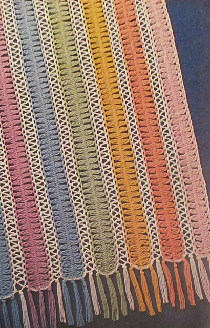 Ravelry: Hairpin Lace Afghan pattern by Caron Design Team