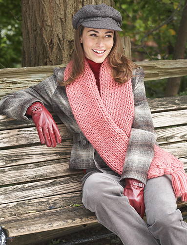 Ravelry: Double Strand Scarf pattern by Bernat Design Studio