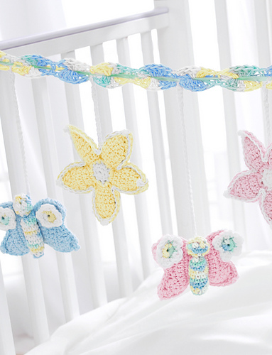 Ravelry: Baby's Crib Mobile pattern by Lily Sugar'n Cream and Bernat ...