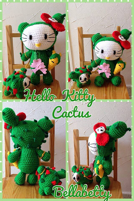 Ravelry: Hello Kitty Cactus pattern by hello kitty