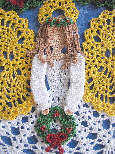 Ravelry: Tidings of Joy Christmas Angel Doily pattern by Elizabeth Ann ...