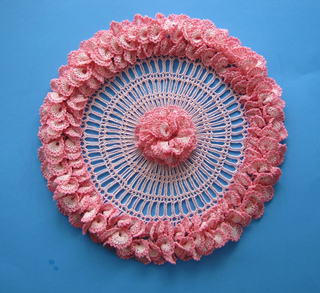 Ravelry: Rose Petals Ruffles Doily pattern by Elizabeth Ann White