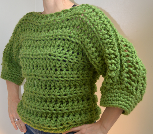 Ravelry: Quick Cozy Pullover pattern by Deanna Buck Floyd