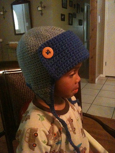 Ravelry: Pat Hat (aviator cap) pattern by Danyel Pink