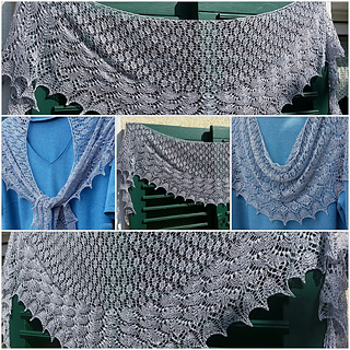 Ravelry: bessie2009's Swallowtail shawl crescent