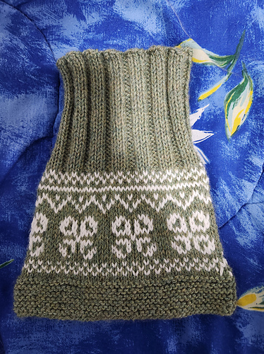 Ravelry: Ginnie’s Snood for Greyhounds pattern by Sandra Levey