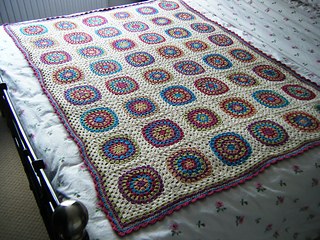 Ravelry: betsymakes' Big Circles Throw