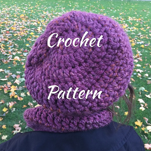 Ravelry: The Tourist Slouchy Beanie pattern by Shivering Leaf Designs