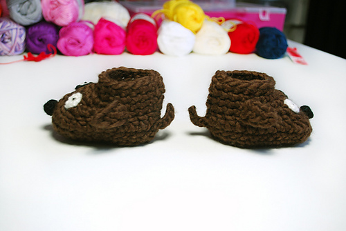 Ravelry: Dog Baby Booties pattern by Nuria Pastor